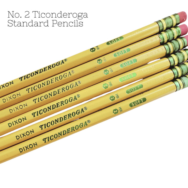 Presharpened Pencils #2 Bulk Ticonderoga No 2 Soft Pencils Dixon Lot Of ...