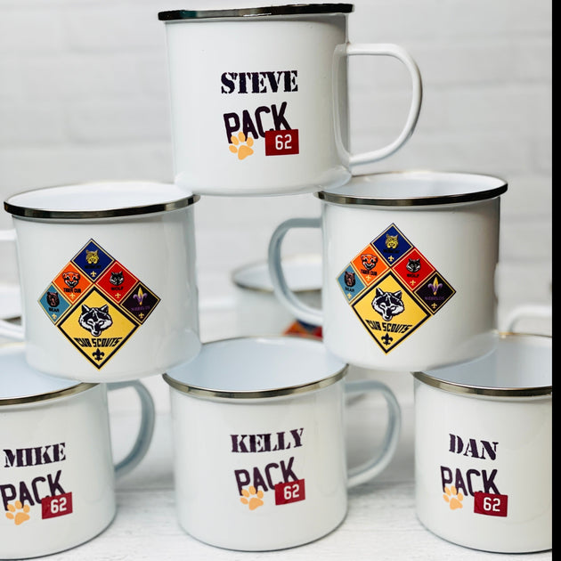 Camp Mug | Stainless Steel Camp Mug | Cub Scout Mug – MLB Custom Creations